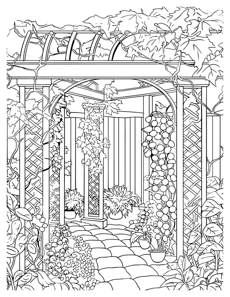 Botanical Wonders Coloring Pages | Discover Nature's Beauty