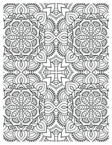 Intricate Design Coloring Pages: Explore Creative Patterns