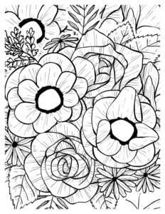 Vintage Botanical Coloring Pages | Unique Designs