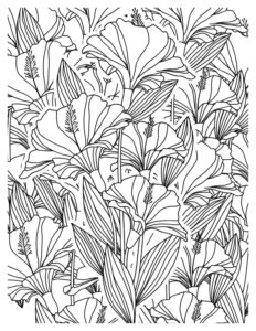 Vintage Botanical Coloring Pages | Unique Designs