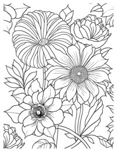 Cheerful Sunflower Coloring Pages: Brighten Your Day.