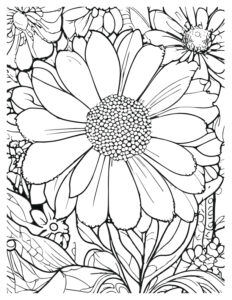 Cheerful Sunflower Coloring Pages: Brighten Your Day.