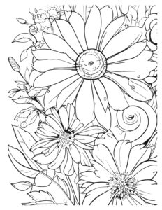Cheerful Sunflower Coloring Pages: Brighten Your Day.