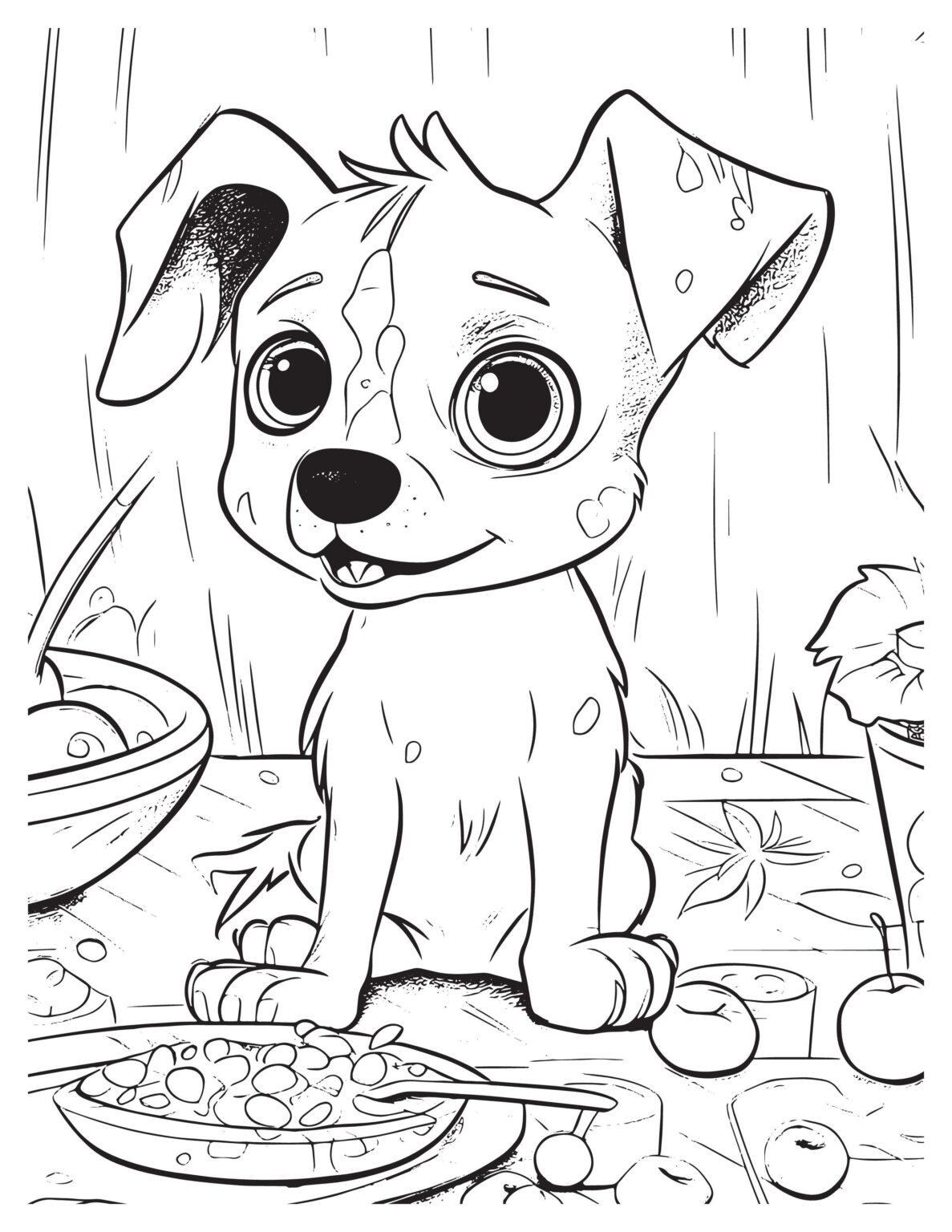 Playful Dogs Coloring Pages | Unleash Your Creativity