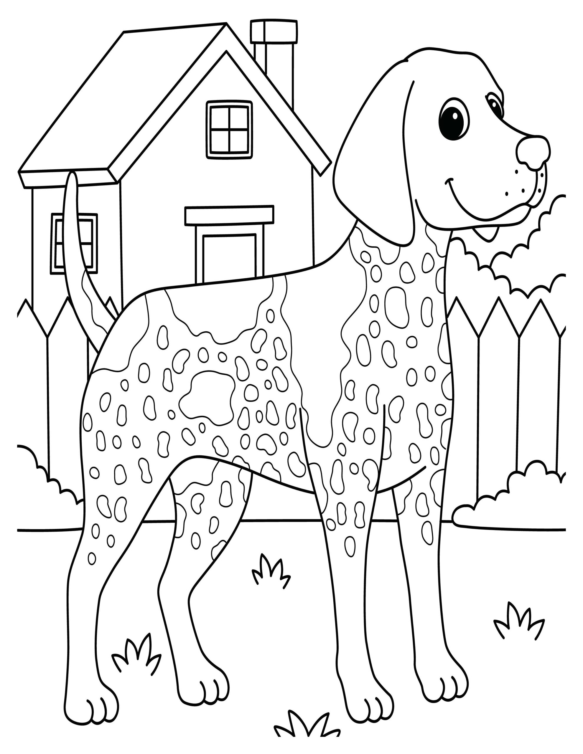 Playful Dogs Coloring Pages | Unleash Your Creativity