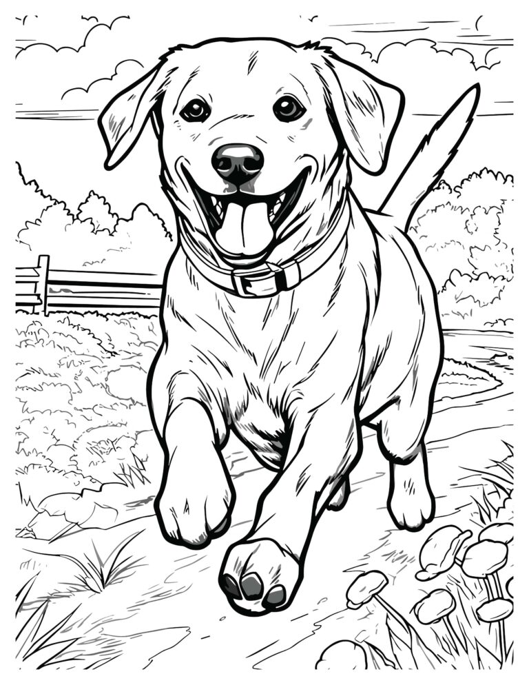 Playful Dogs Coloring Pages | Unleash Your Creativity