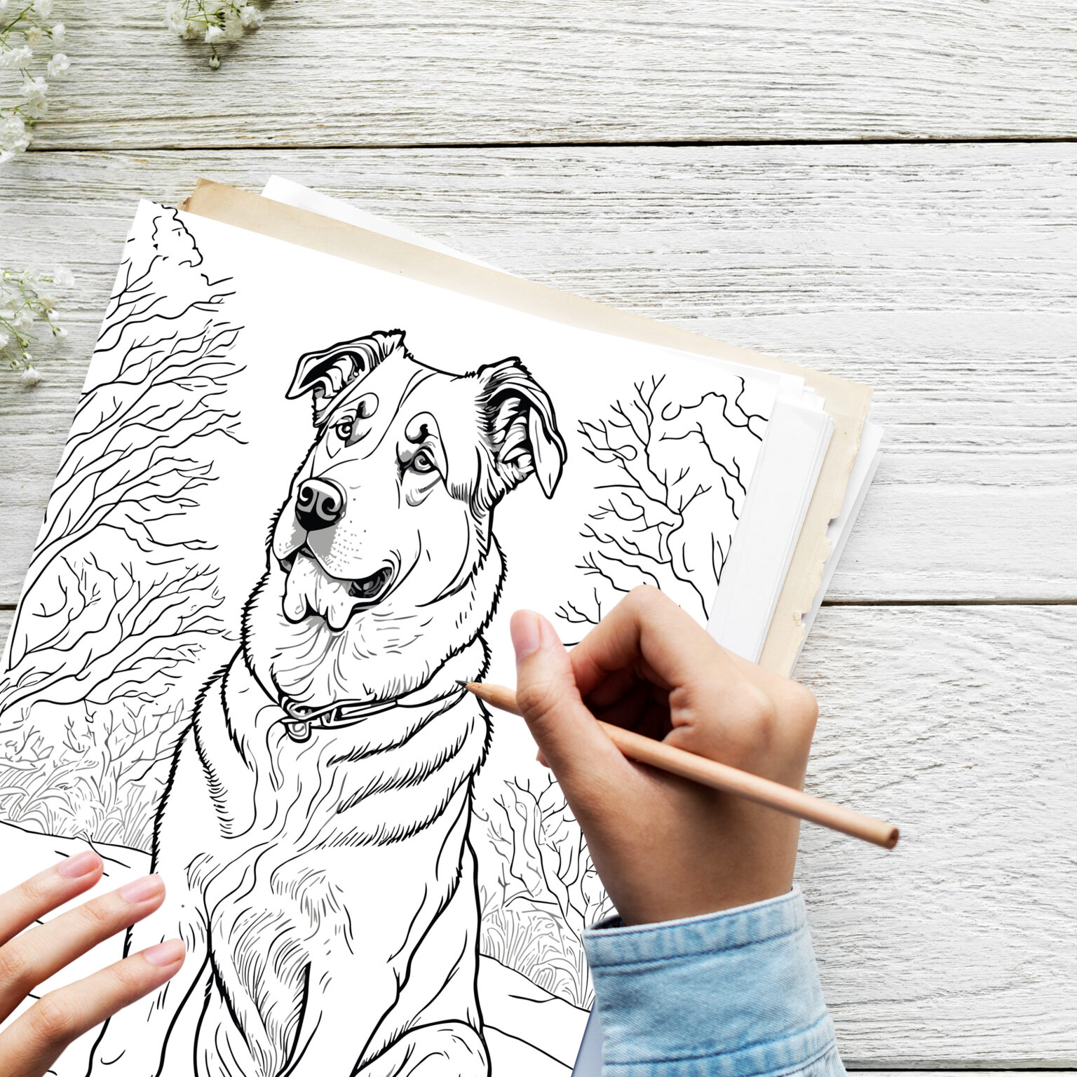 Playful Dogs Coloring Pages | Unleash Your Creativity