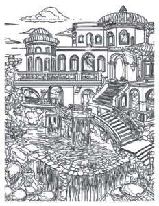 Historical Landmarks Coloring Pages: Dive into World Wonders.