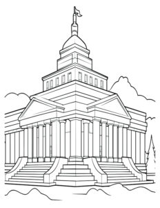 Historical Landmarks Coloring Pages: Dive into World Wonders.