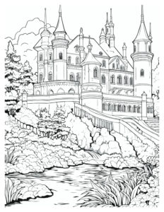 Historical Landmarks Coloring Pages: Dive into World Wonders.