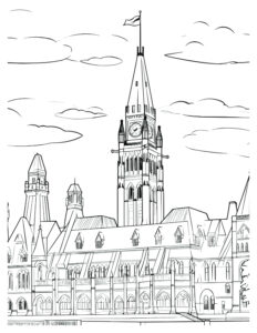 Historical Landmarks Coloring Pages: Dive into World Wonders.