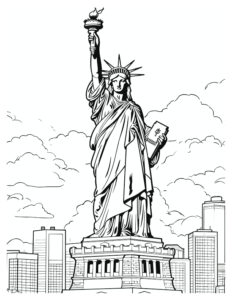 Historical Landmarks Coloring Pages: Dive into World Wonders.