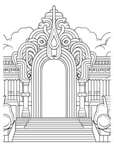 Historical Landmarks Coloring Pages: Dive into World Wonders.