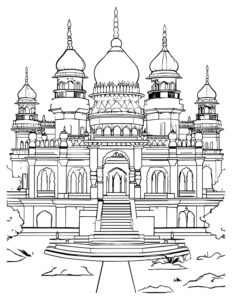 Historical Landmarks Coloring Pages: Dive into World Wonders.