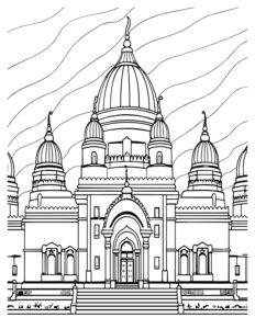 Historical Landmarks Coloring Pages: Dive into World Wonders.