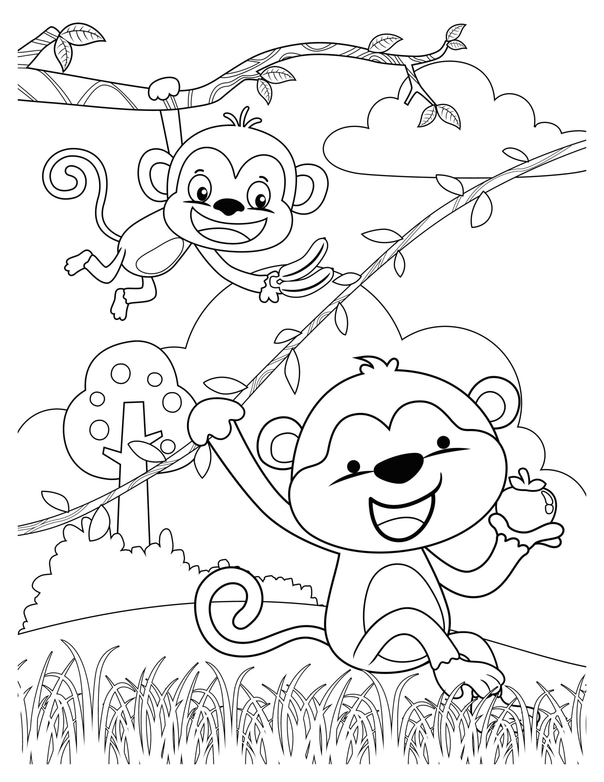 Animal Friends Coloring Pages | Fun Designs To Color