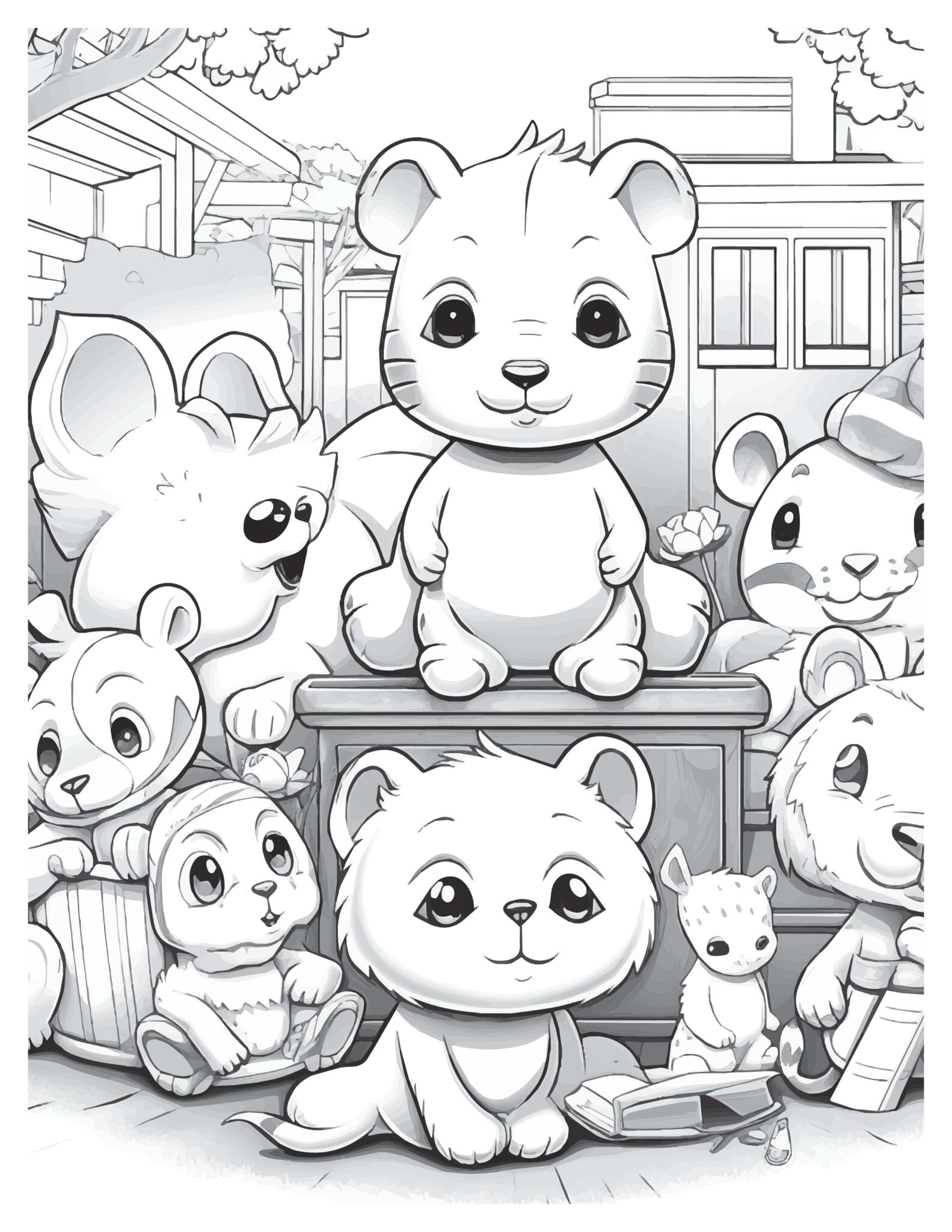 Animal Friends Coloring Pages | Fun Designs To Color