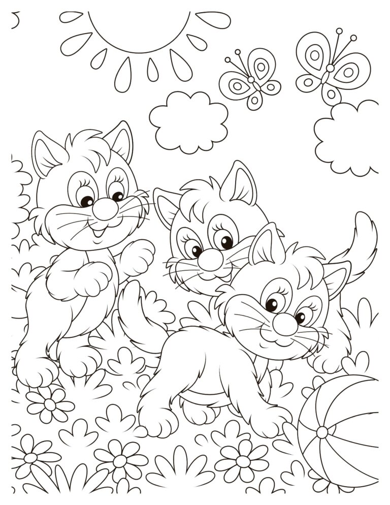 Animal Friends Coloring Pages | Fun Designs to Color