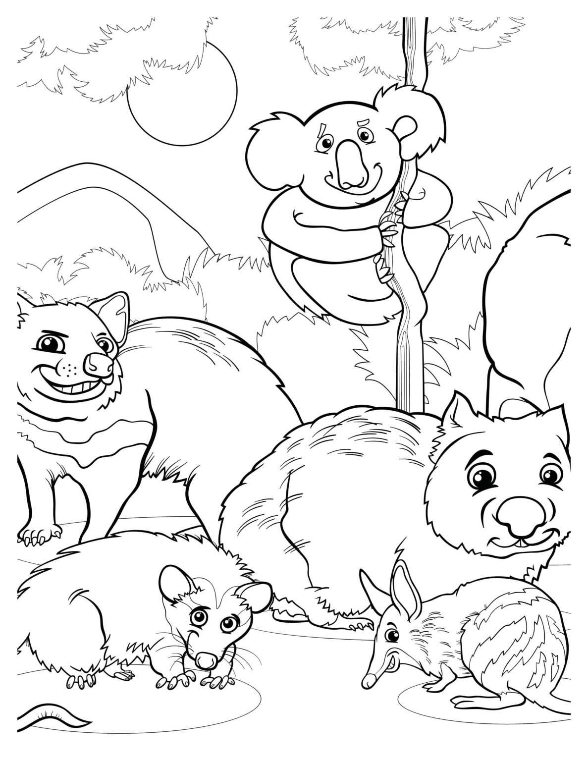 Animal Friends Coloring Pages | Fun Designs To Color