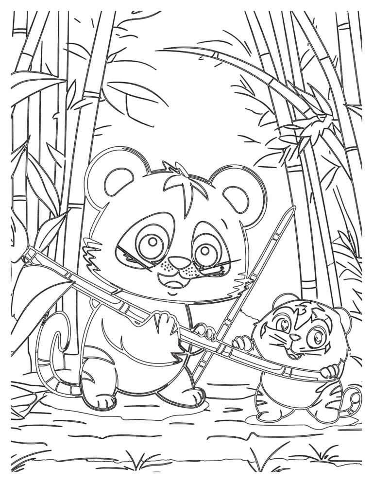 Animal Friends Coloring Pages | Fun Designs to Color