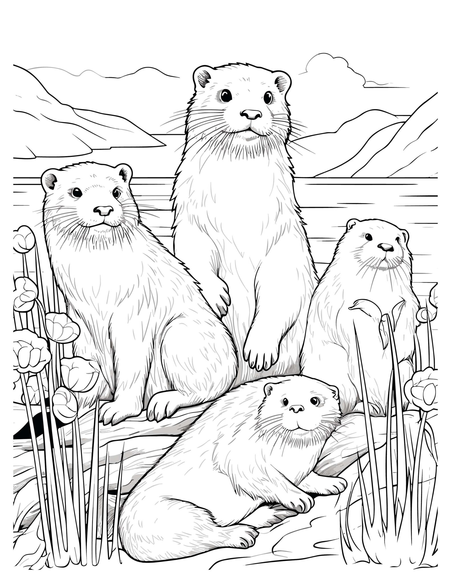 Animal Friends Coloring Pages | Fun Designs To Color