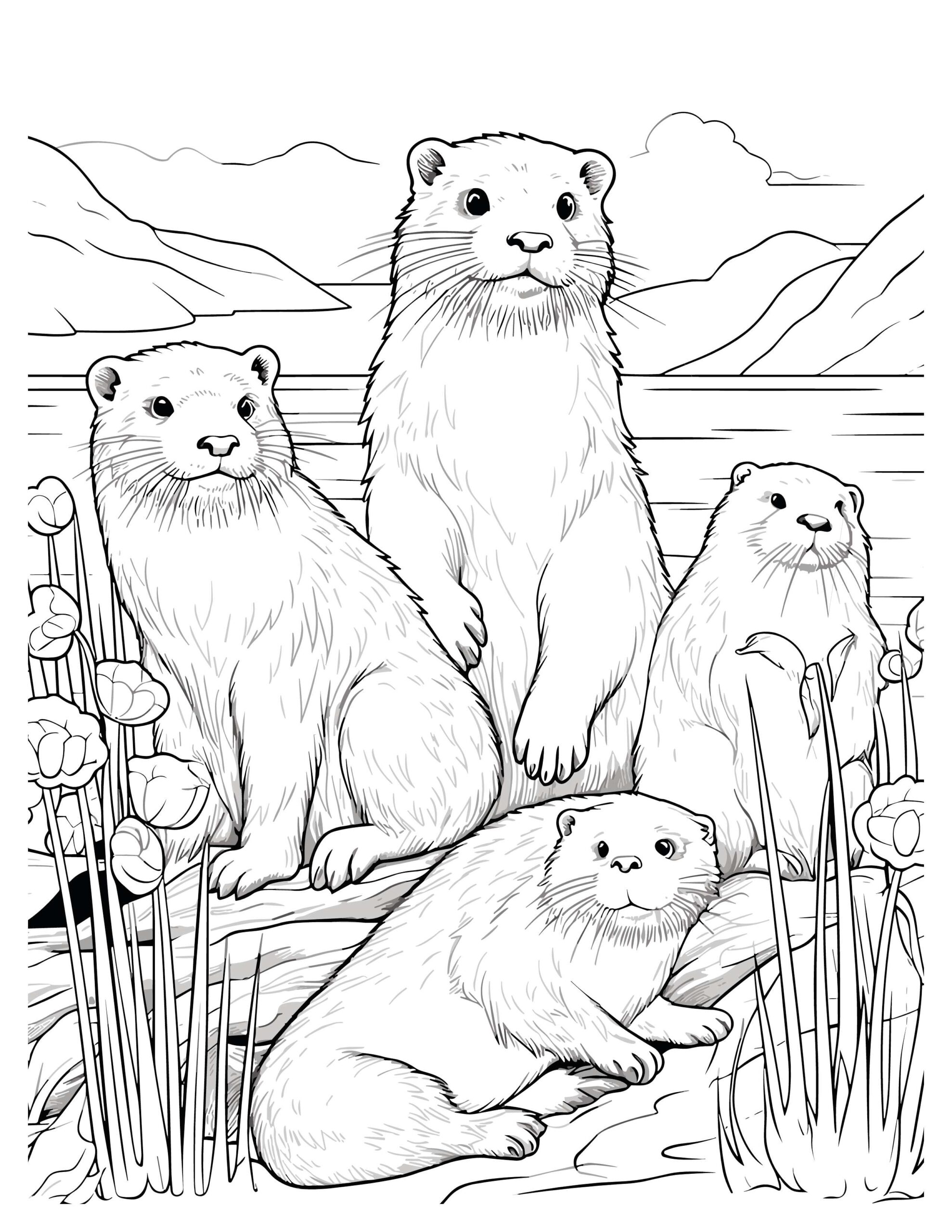 Animal Friends Coloring Pages | Fun Designs To Color