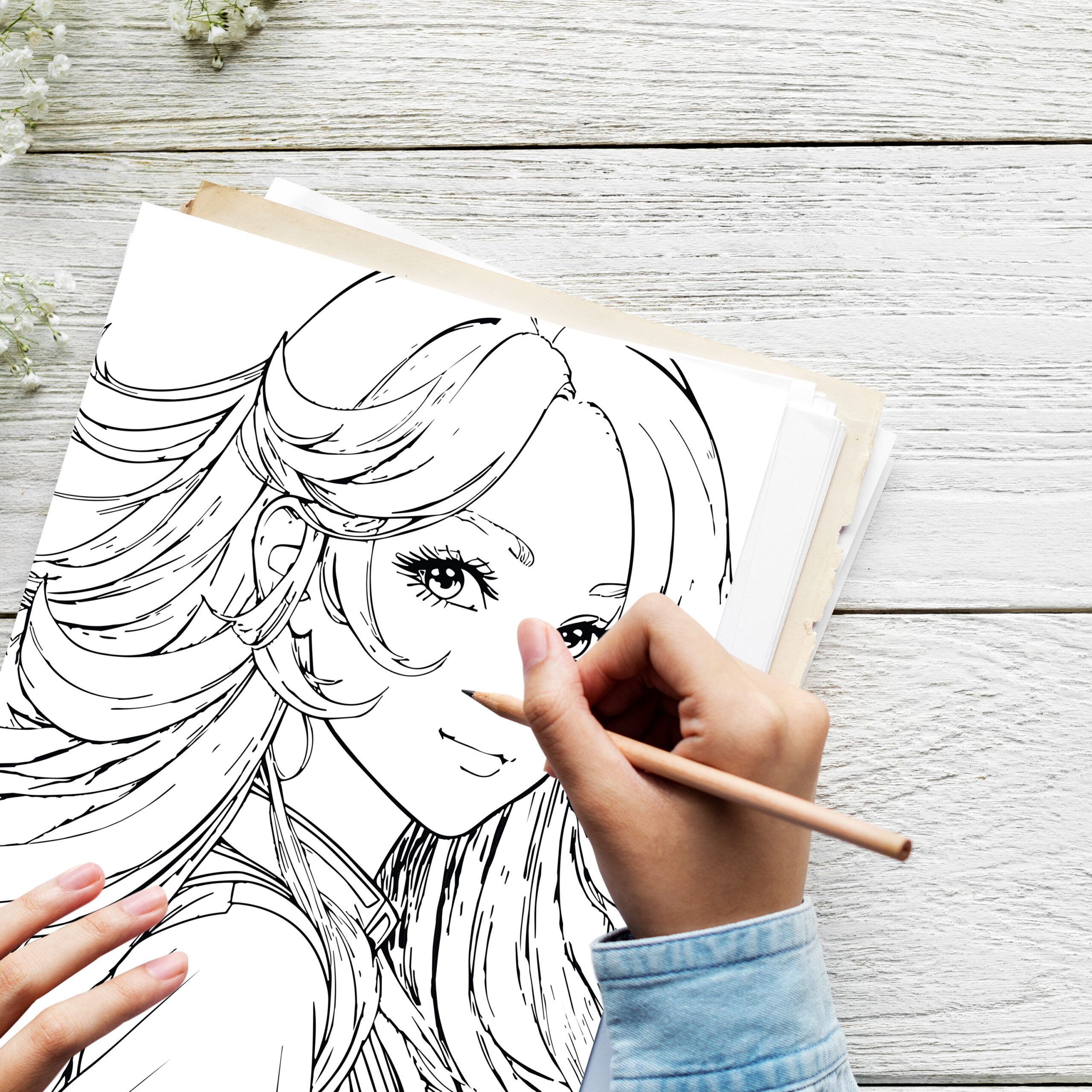 Hair Day Coloring Pages: Free Printable Sheets