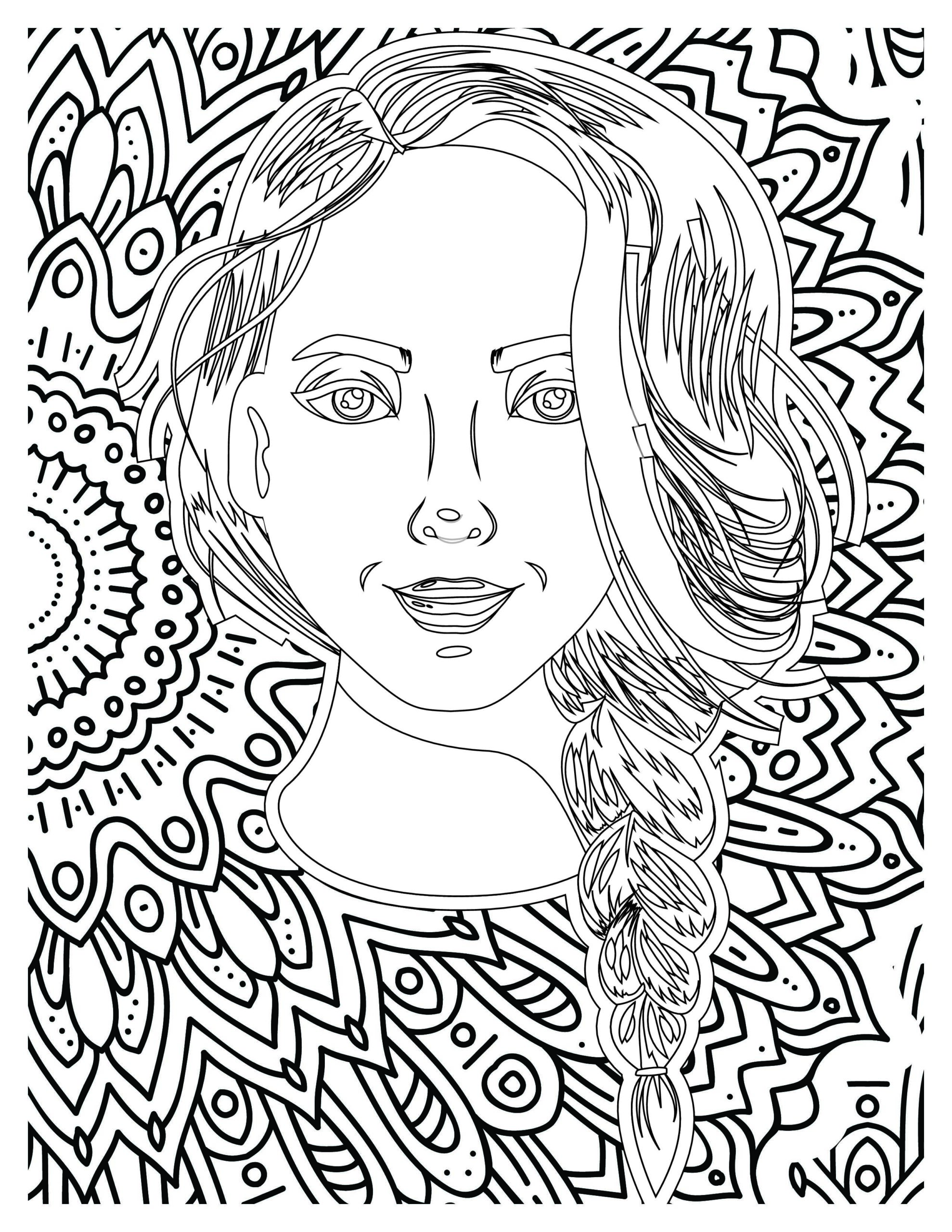 Hair Day Coloring Pages: Free Printable Sheets