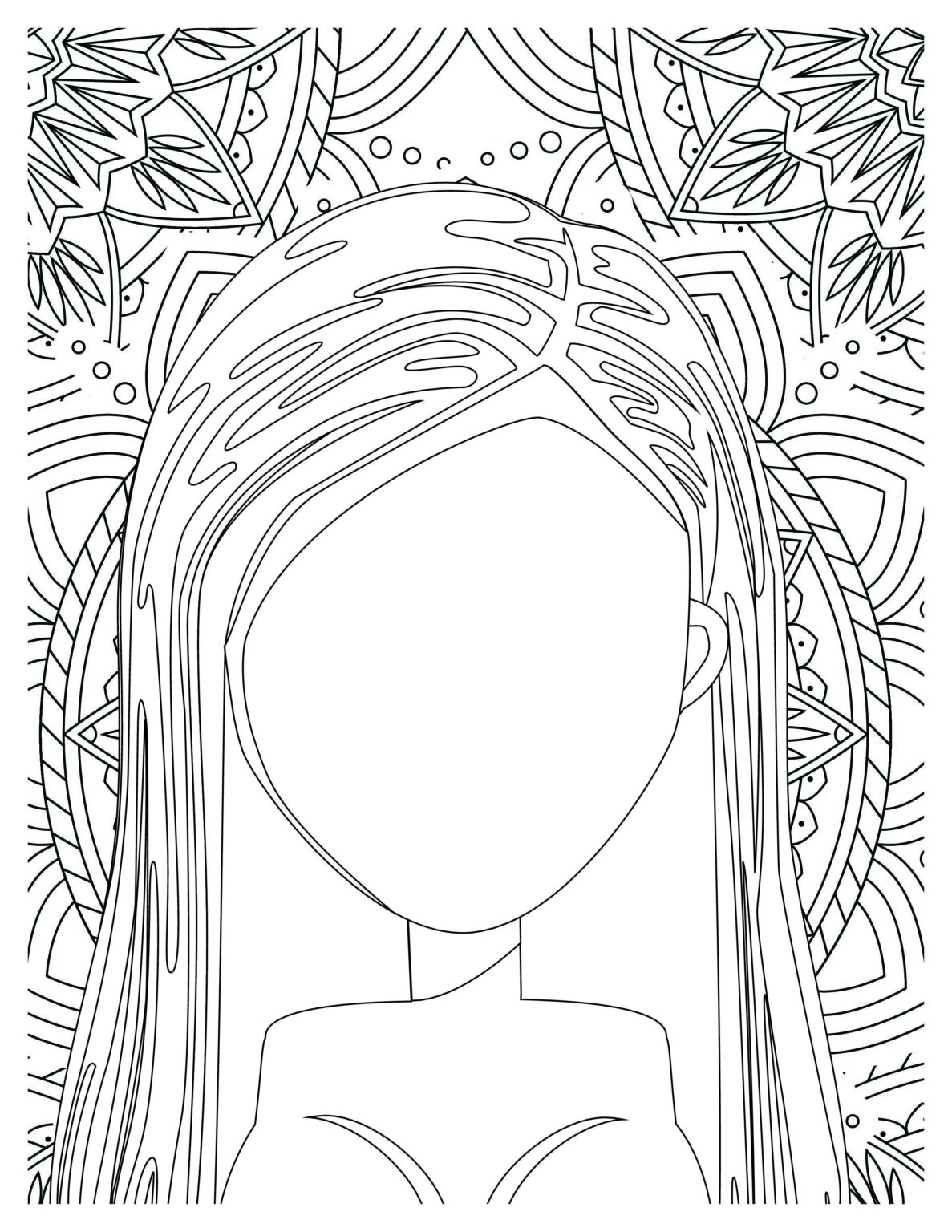 Hair Day Coloring Pages: Free Printable Sheets