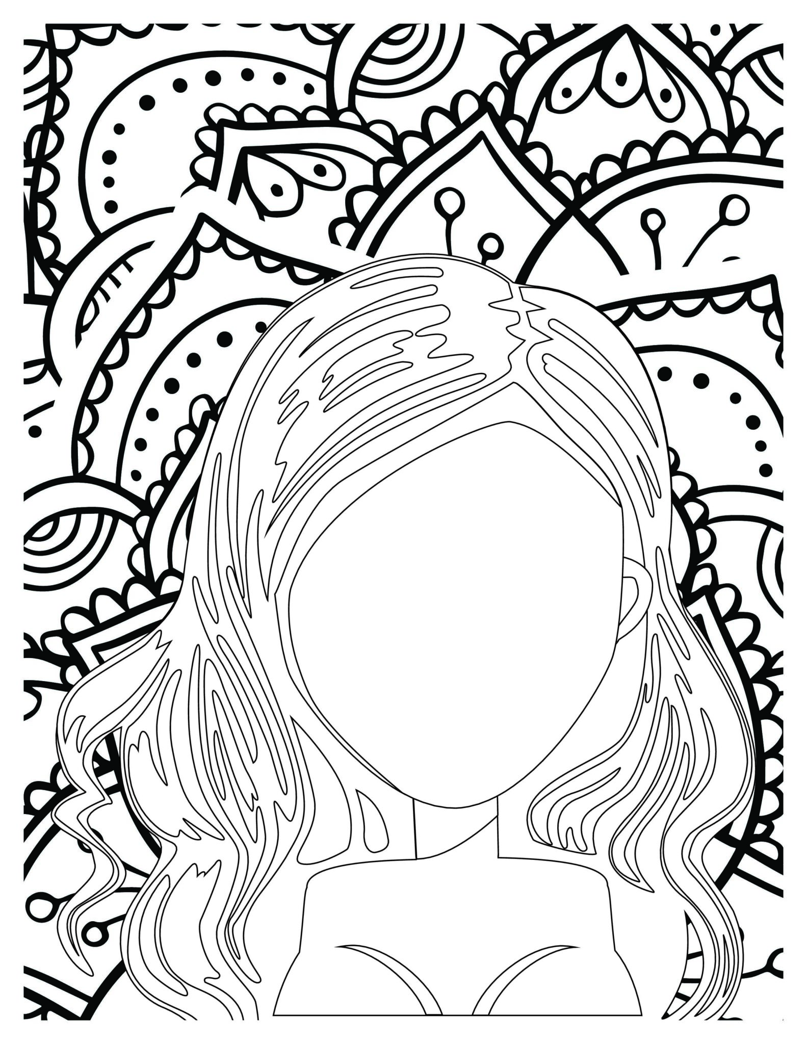 Hair Day Coloring Pages: Free Printable Sheets