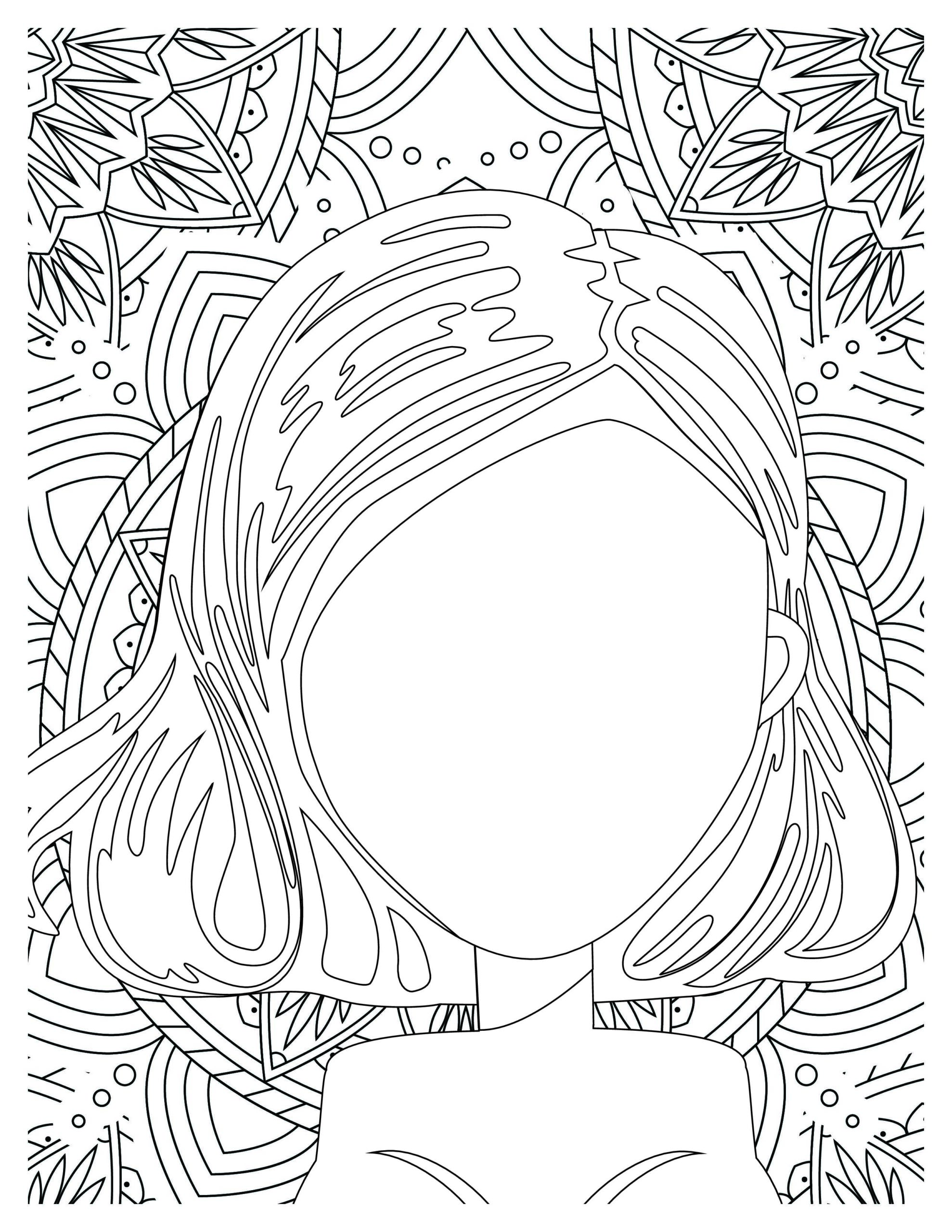 Hair Day Coloring Pages: Free Printable Sheets