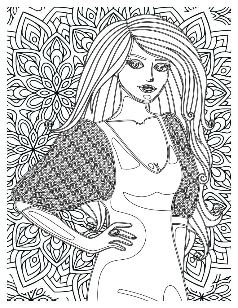 Hair Day Coloring Pages: Free Printable Sheets