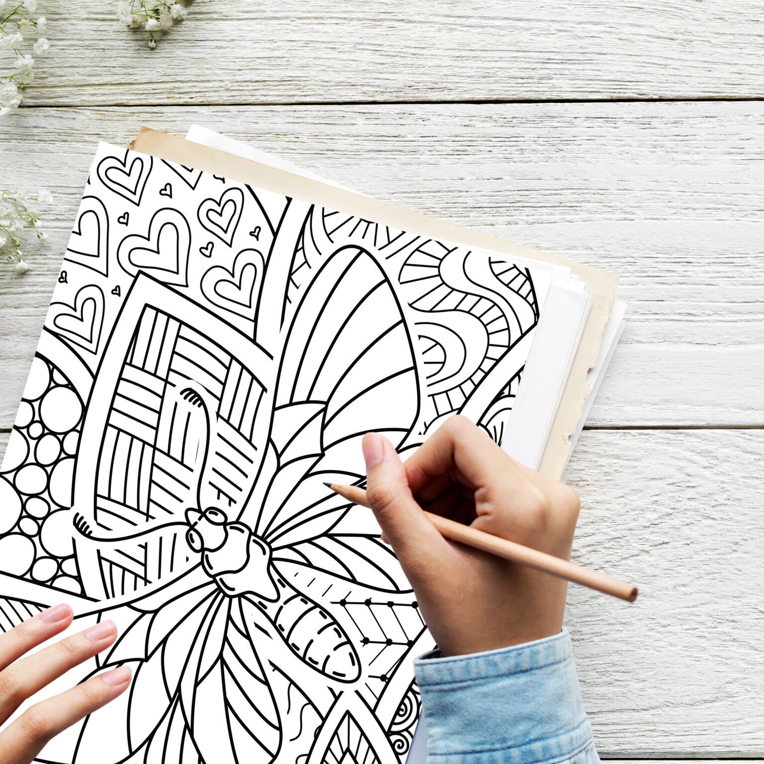 Insect Coloring Pages: Dive into Detail