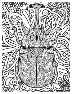 Insect Coloring Pages: Dive into Detail