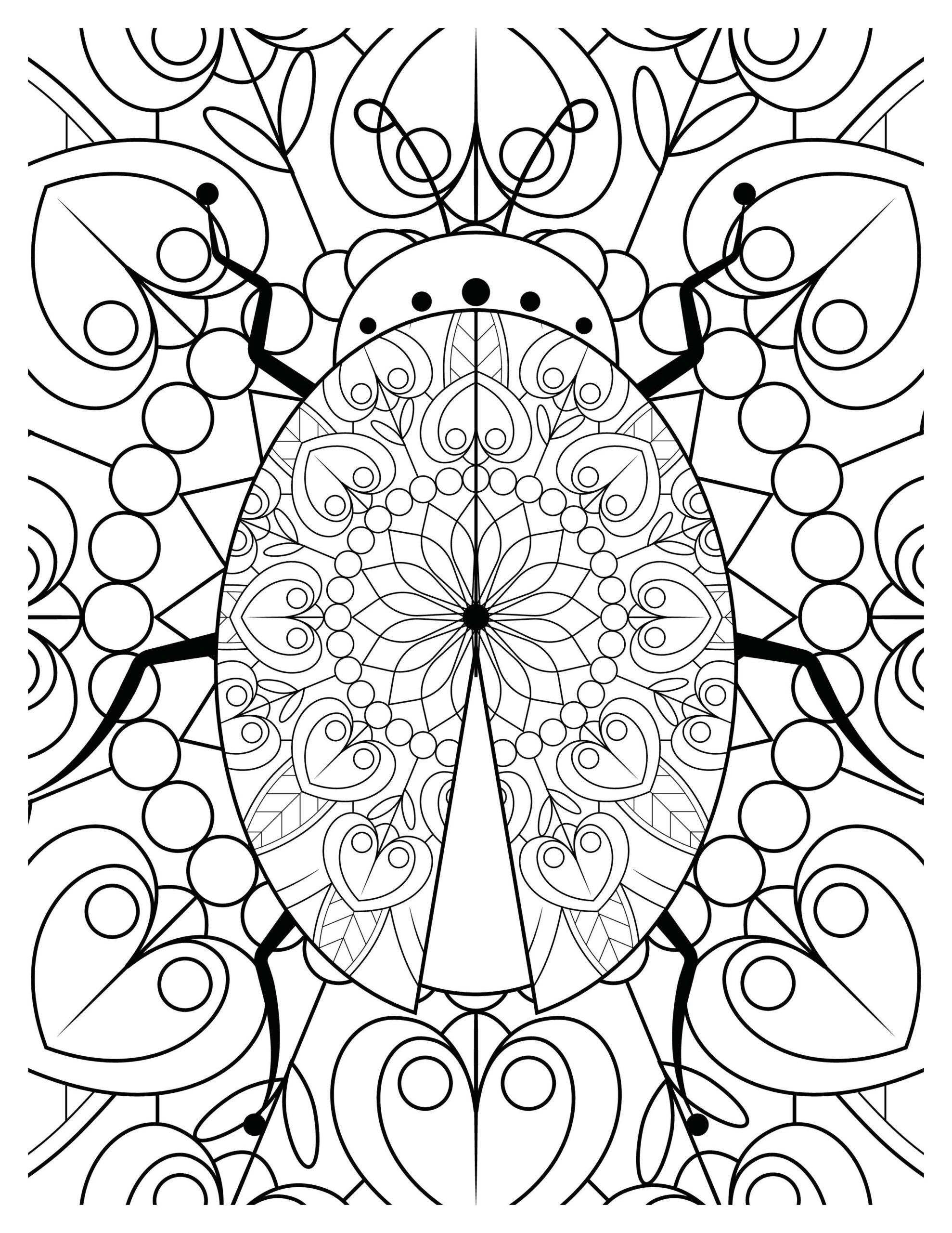 Insect Coloring Pages: Dive into Detail
