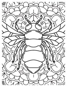 Insect Coloring Pages: Dive into Detail