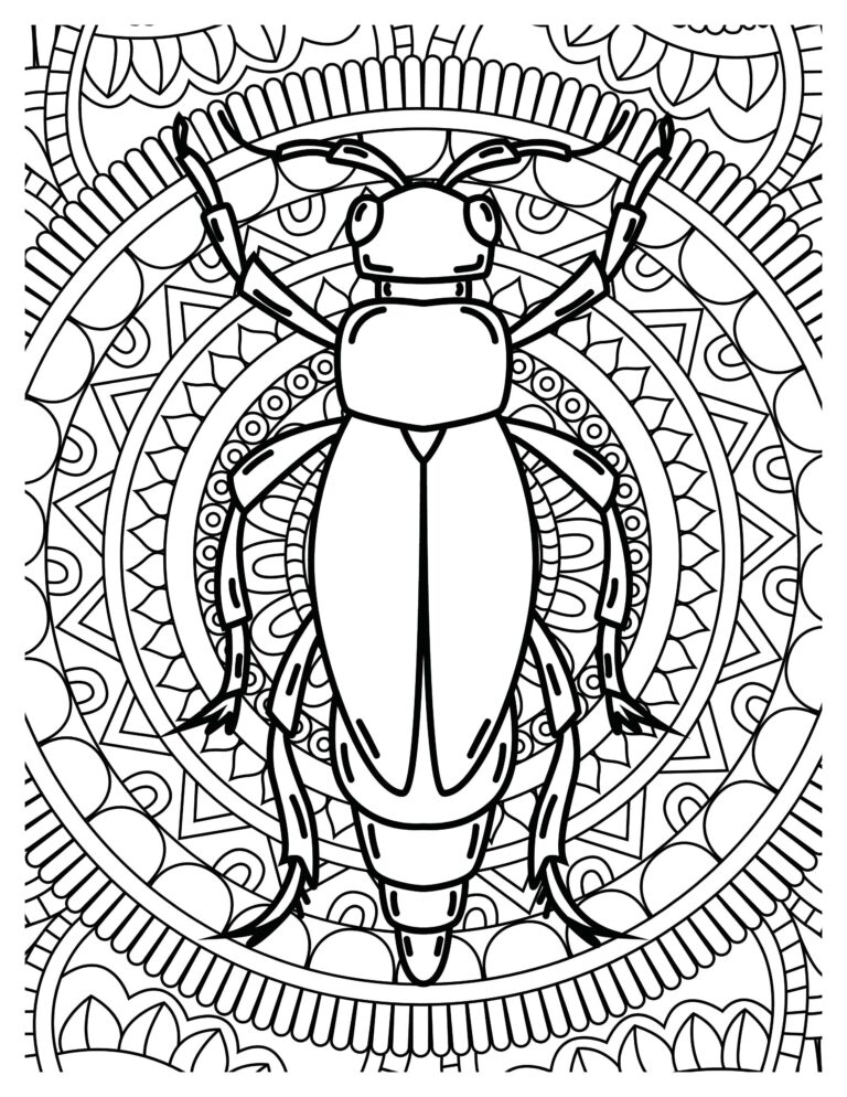 Insect Coloring Pages: Dive into Detail