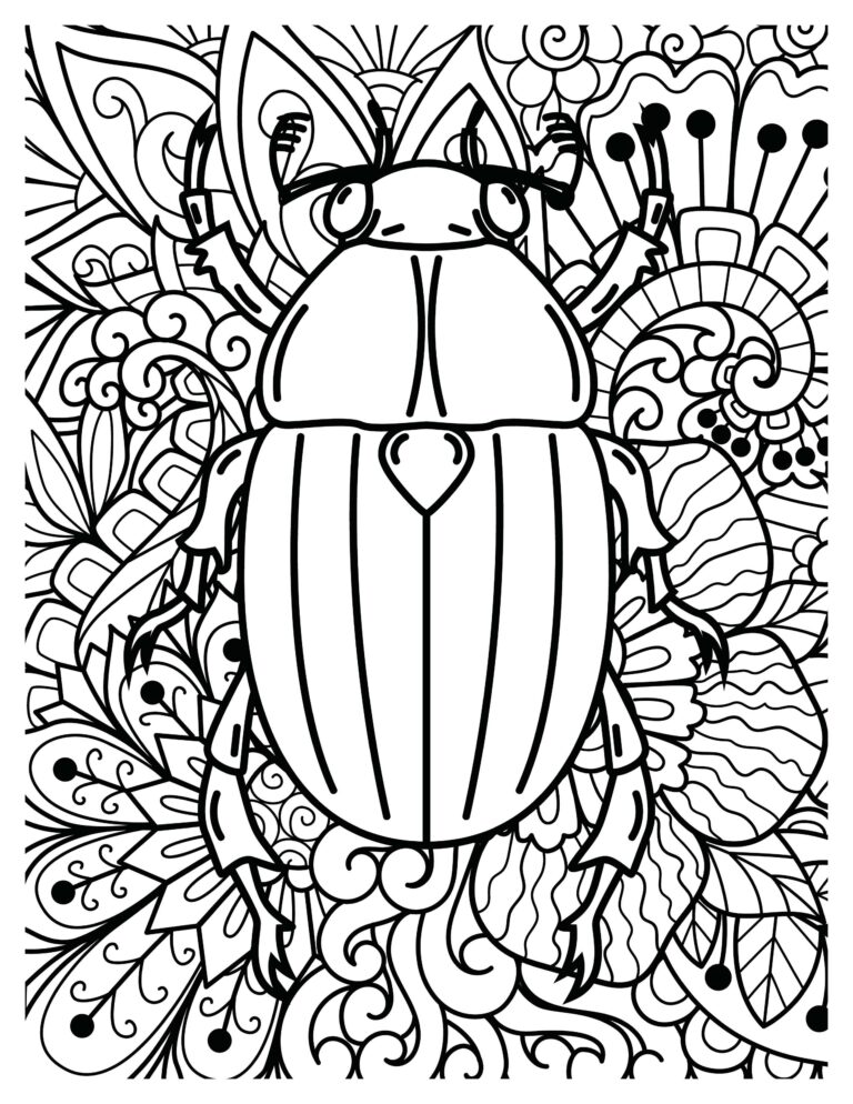 Insect Coloring Pages: Dive into Detail