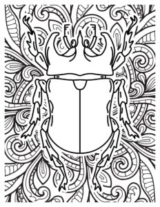 Insect Coloring Pages: Dive into Detail