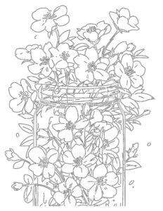 Wildflowers Coloring Pages | Dive into Nature's Palette