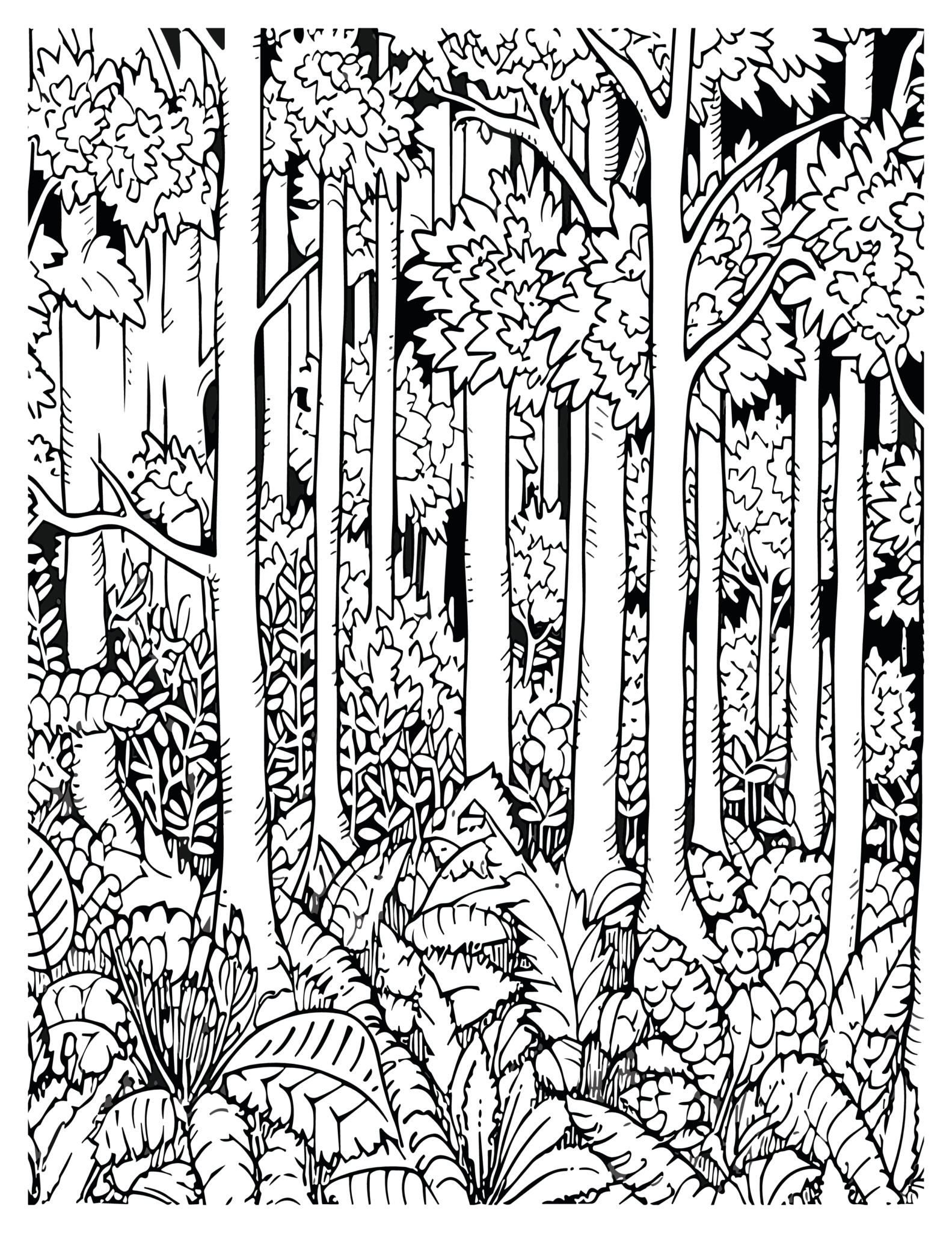 Vibrant Tropical Paradise Coloring Pages: Relaxing Island Escapes