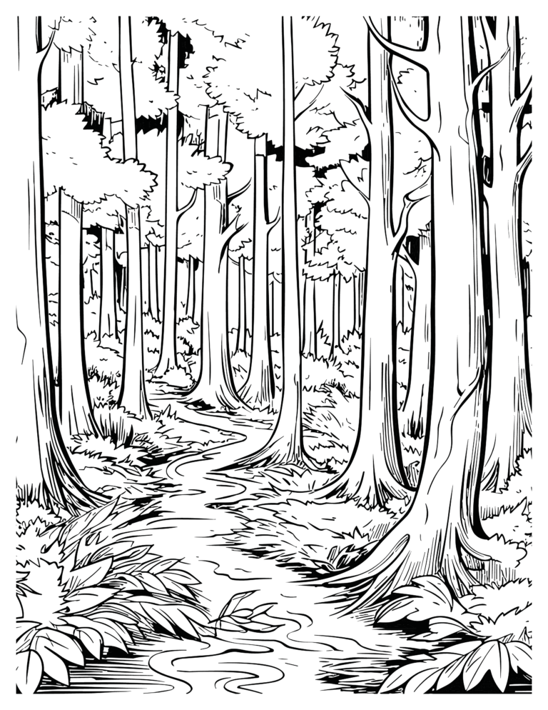 Vibrant Tropical Paradise Coloring Pages: Relaxing Island Escapes