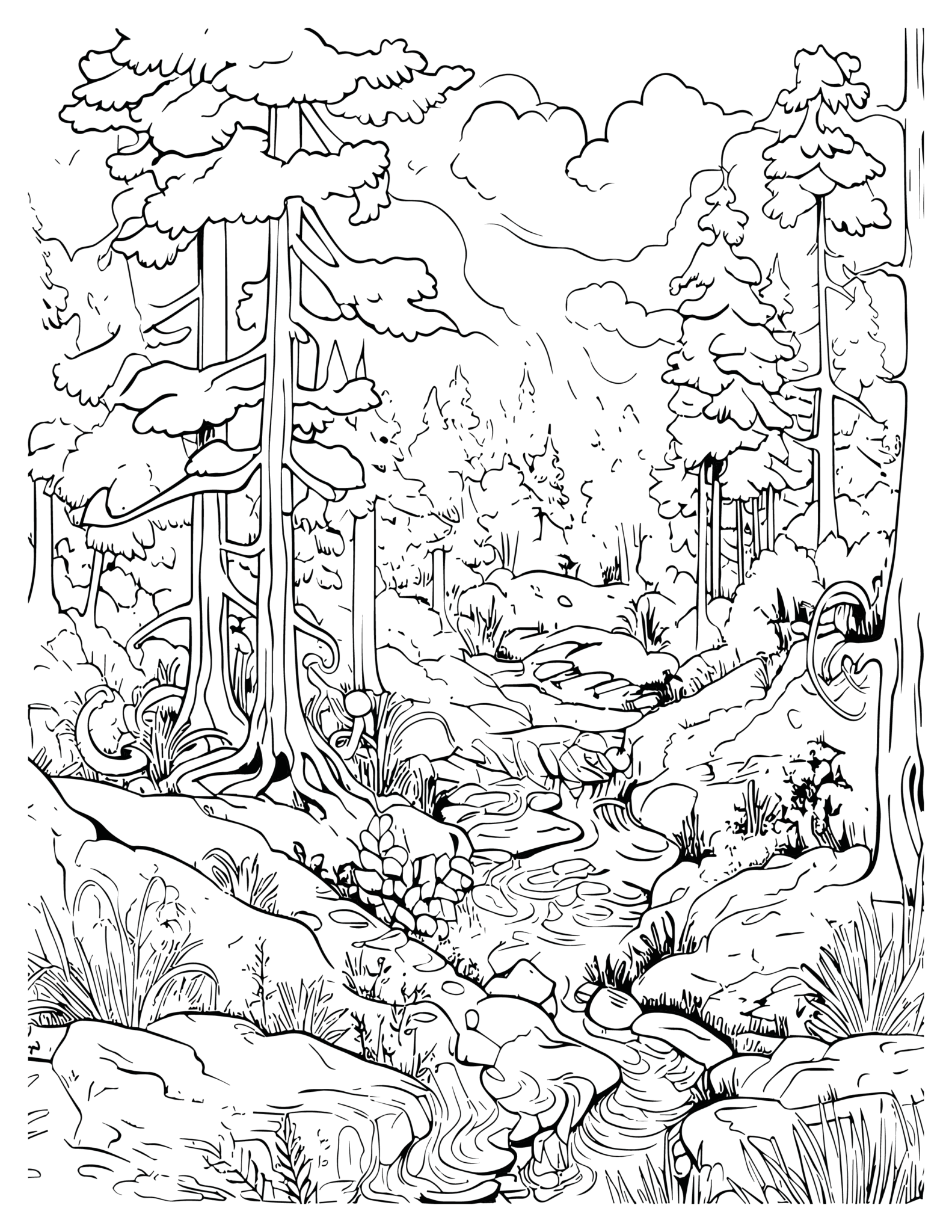 Vibrant Tropical Paradise Coloring Pages: Relaxing Island Escapes