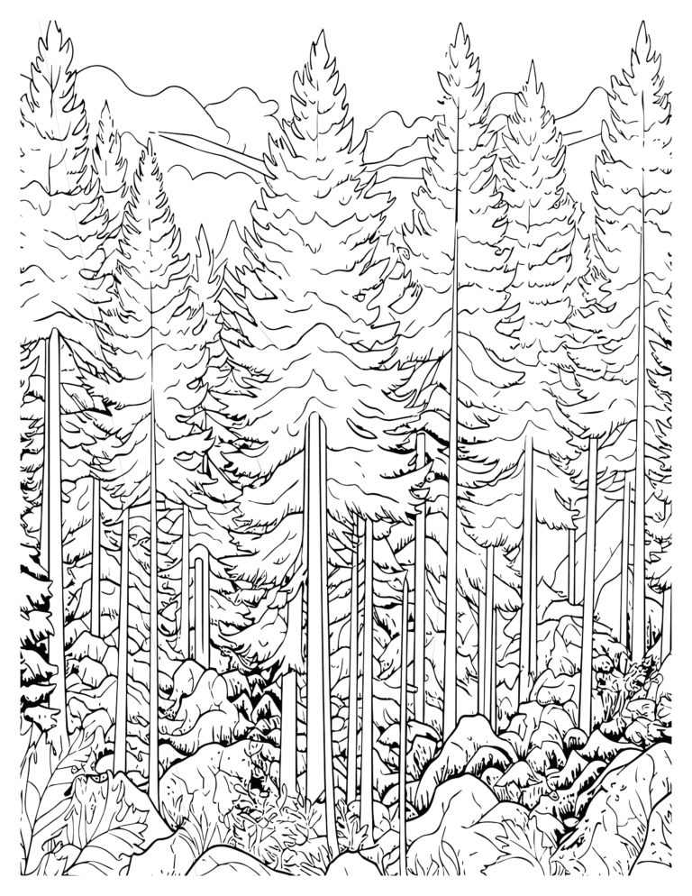 Vibrant Tropical Paradise Coloring Pages: Relaxing Island Escapes