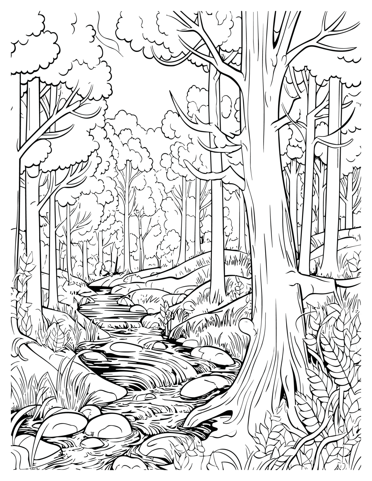 Vibrant Tropical Paradise Coloring Pages: Relaxing Island Escapes