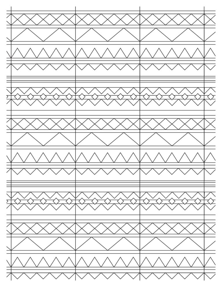 African Design Coloring Pages | Cultural Patterns to Color