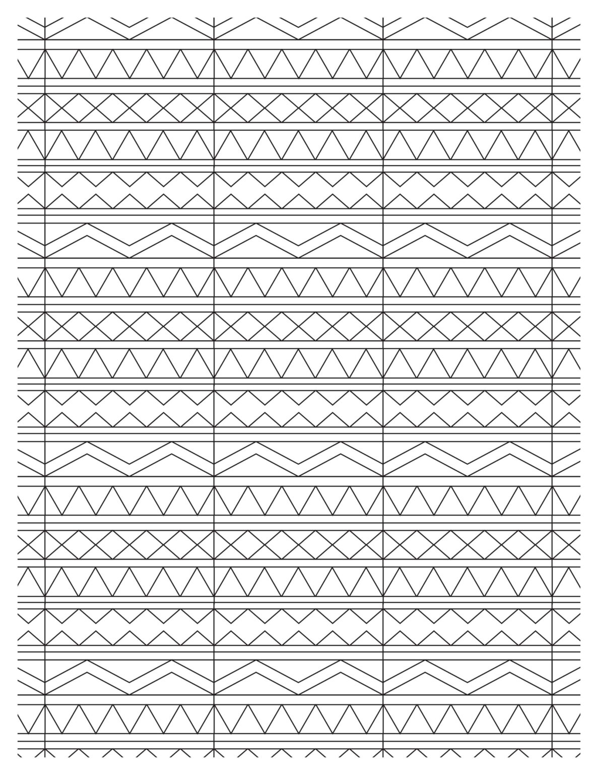 African Design Coloring Pages | Cultural Patterns to Color