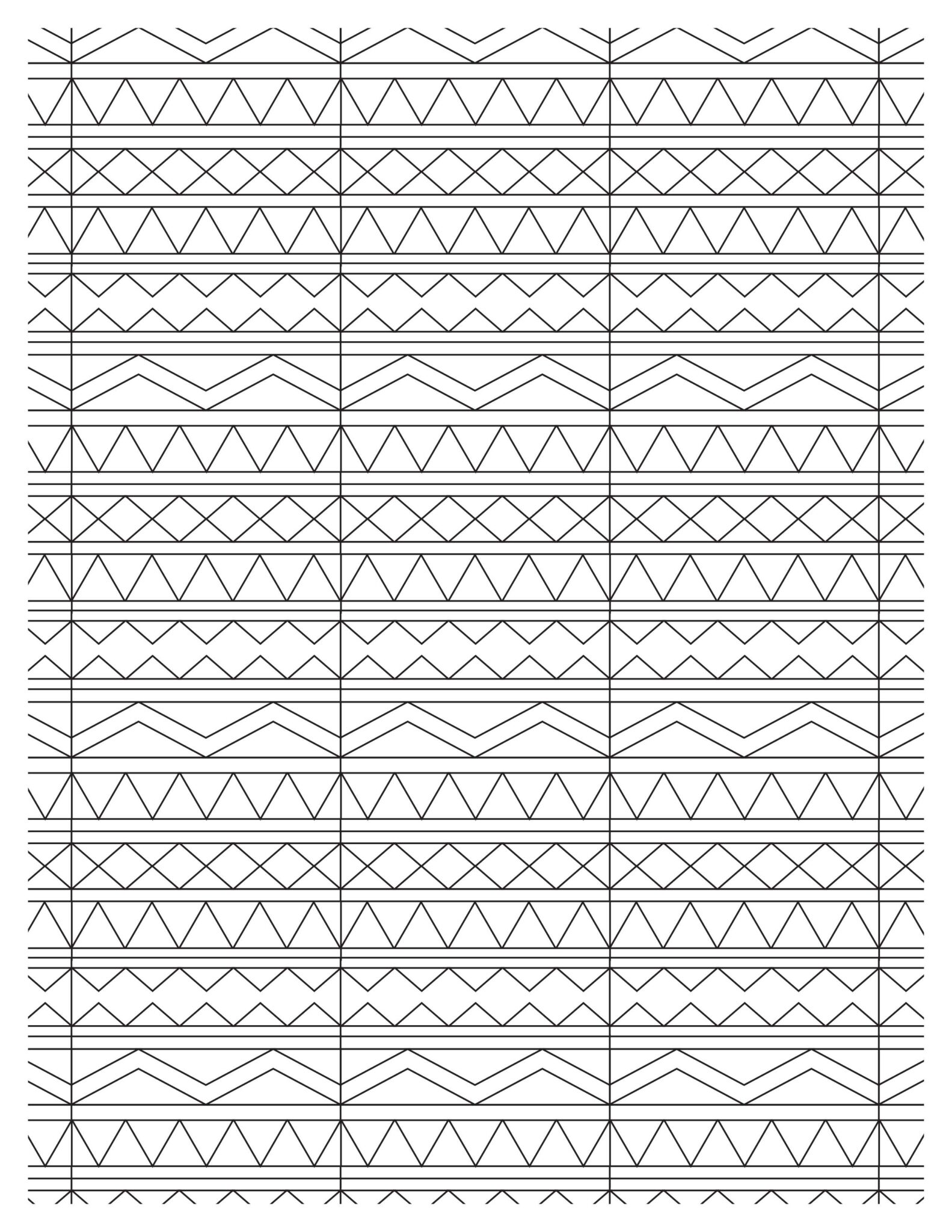 African Design Coloring Pages | Cultural Patterns to Color
