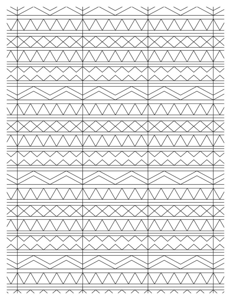 African Design Coloring Pages | Cultural Patterns to Color