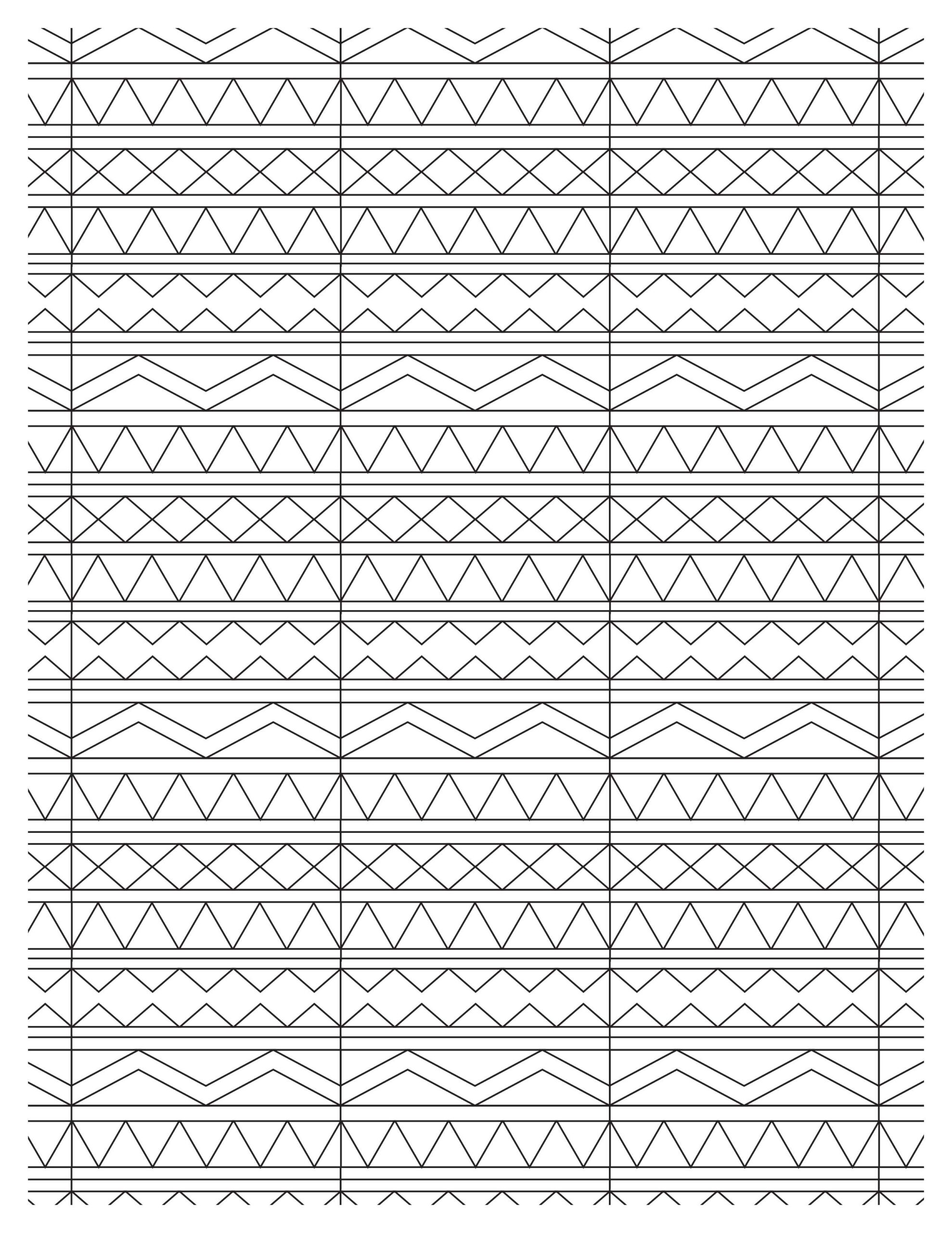 African Design Coloring Pages | Cultural Patterns to Color